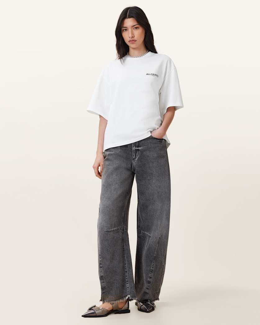 Guardian Amelie Oversized T-Shirt White | ALLSAINTS